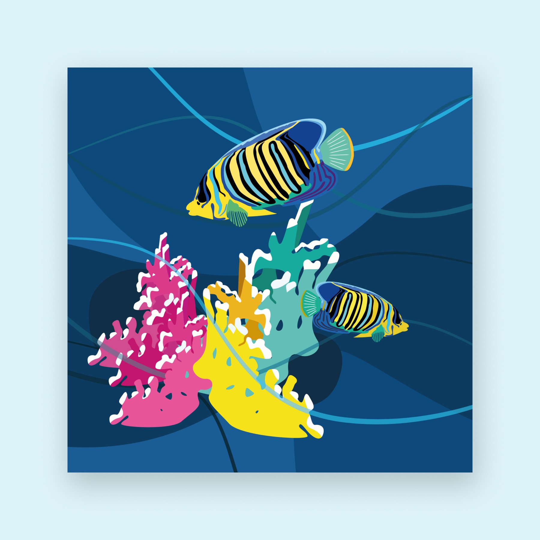 Poissons tropicools • Camille Darracq • Shop